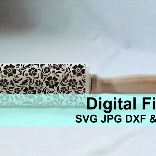 Engraved Rolling Pin Patterns Dxf & SVG Design 2020-34 - Etsy