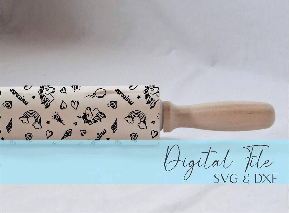 Engraved Rolling Pin Patterns - Dxf & SVG - Design 2020-16 - Etsy