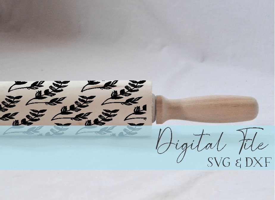 Engraved Rolling Pin Patterns Dxf & SVG Design 2024-46 - Etsy
