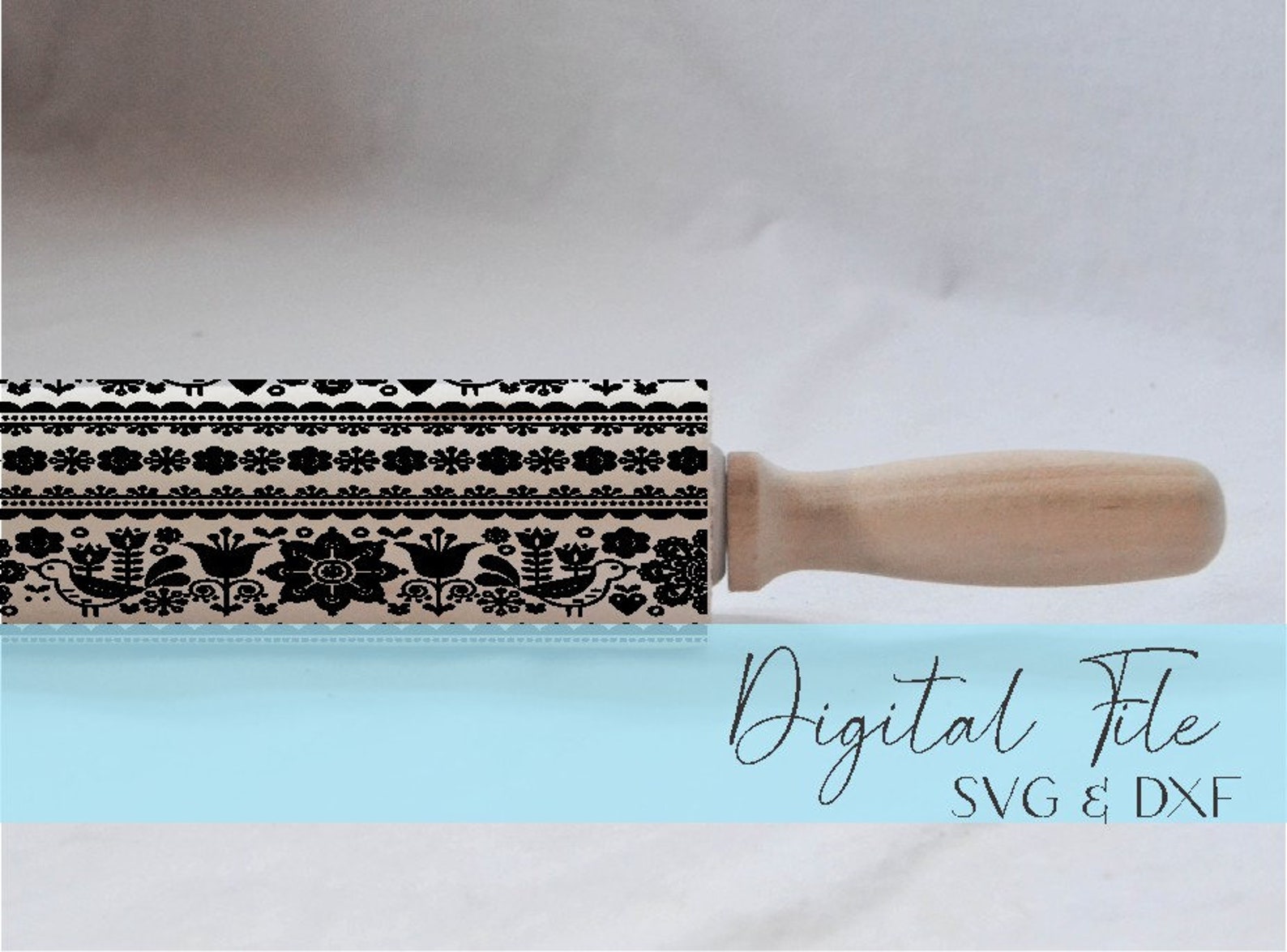 Engraved Rolling Pin Patterns - Dxf & SVG - Design 2020-14 - Etsy