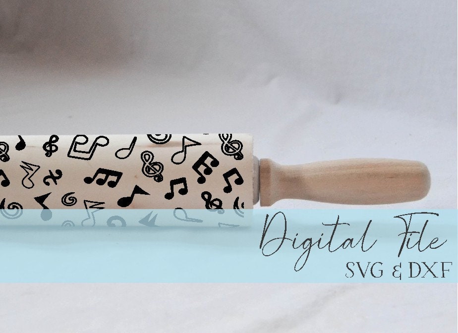 Engraved Rolling Pin Patterns - Dxf & SVG - Design 2024-44 - Etsy