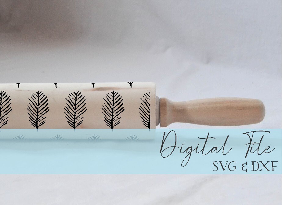 Engraved Rolling Pin Patterns - Dxf & SVG - Design 2024-52 - Etsy