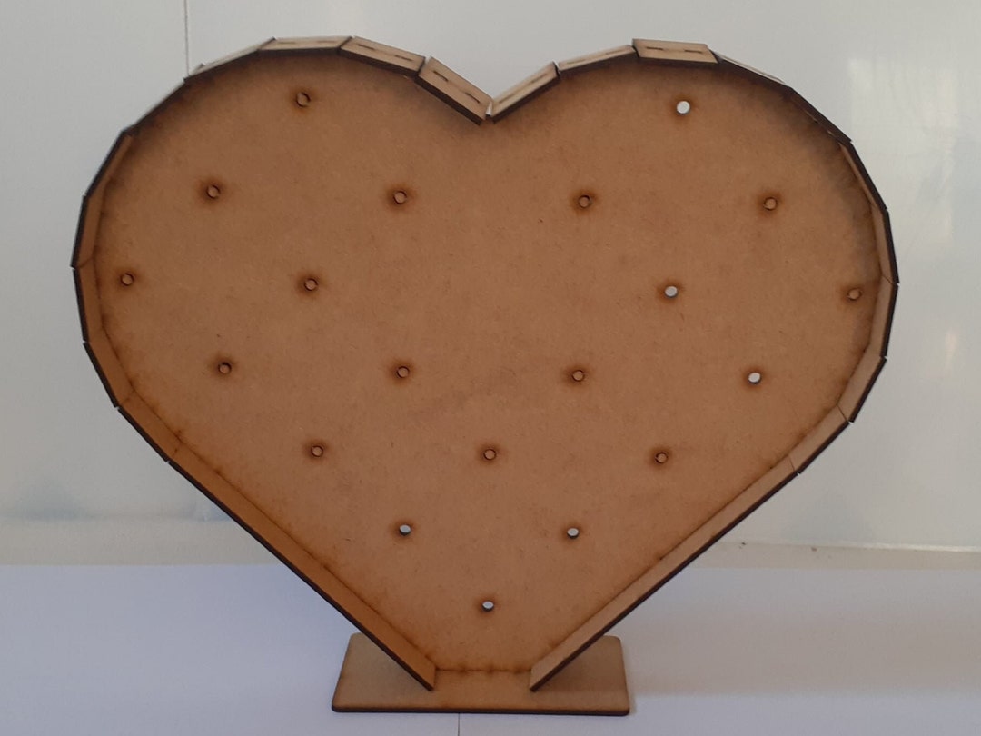 Marquee Heart 30cm Tall Laser Cutting File/ Light up Hearts / Wedding ...