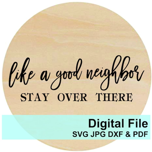 Good Neighbor Sign - Etsy