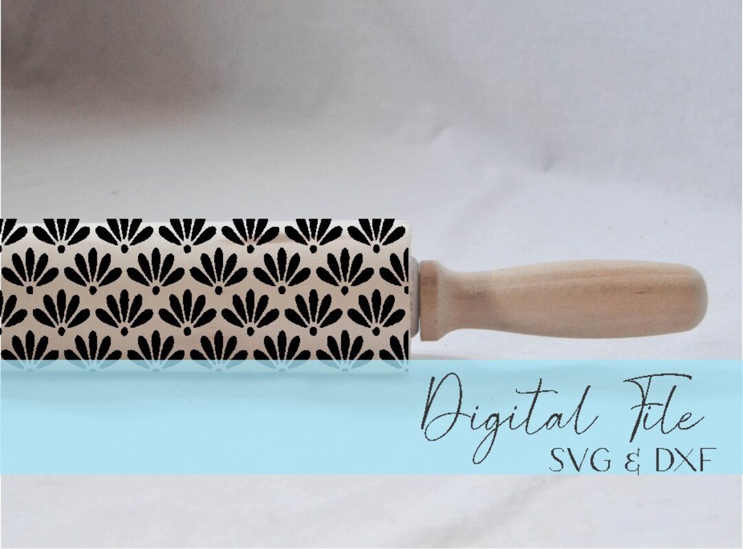 Engraved Rolling Pin Patterns - Dxf & SVG - Design 2020-25 - Etsy