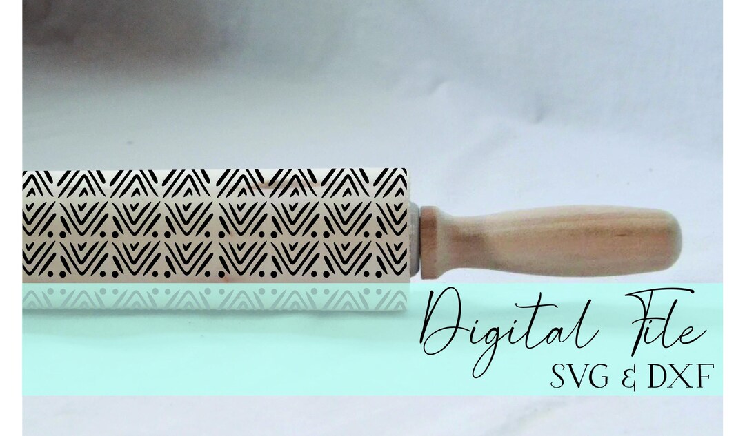 Engraved Rolling Pin Patterns - Dxf & SVG - Etsy