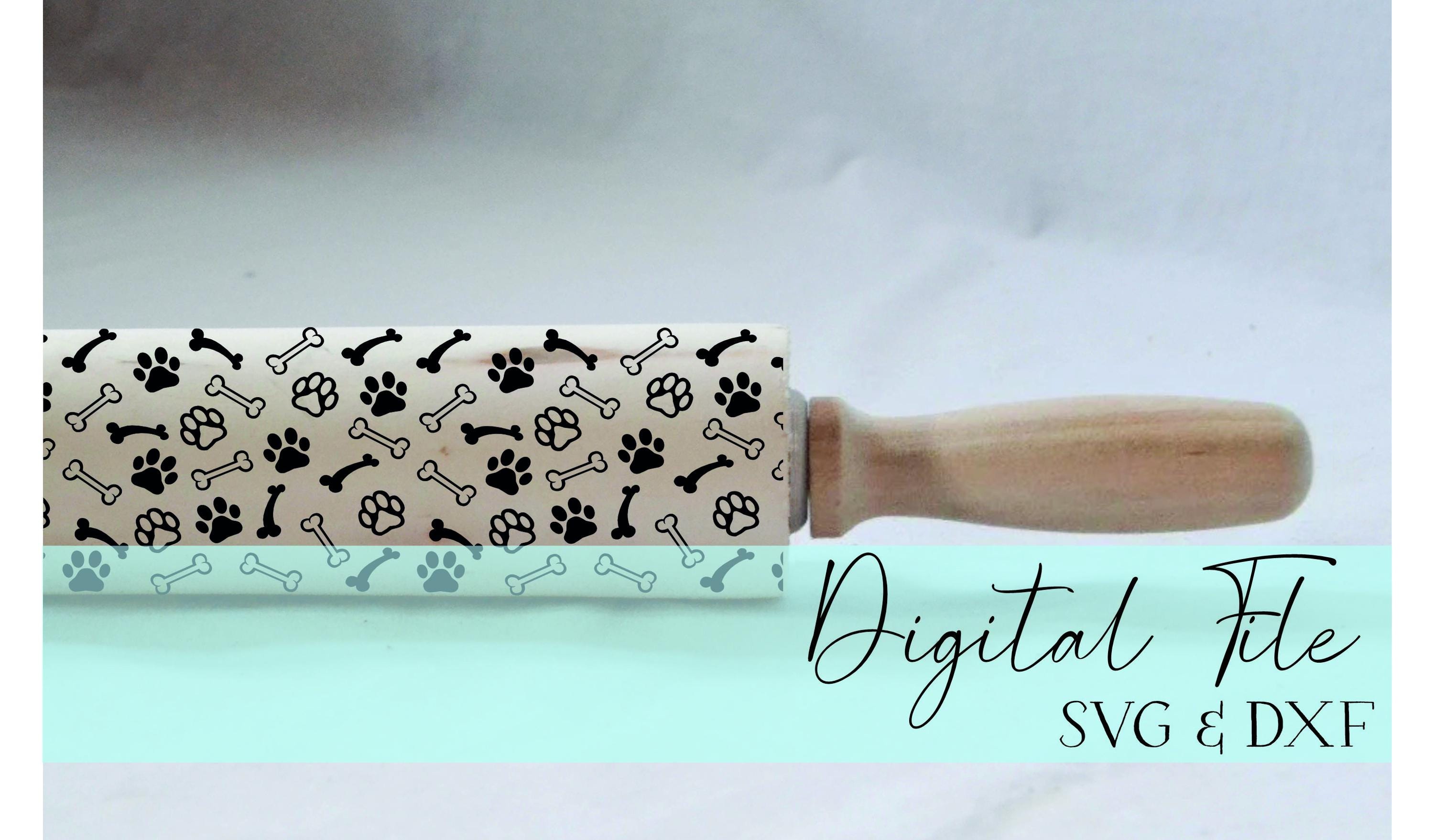 Engraved Rolling Pin Patterns - Dxf & SVG - Etsy