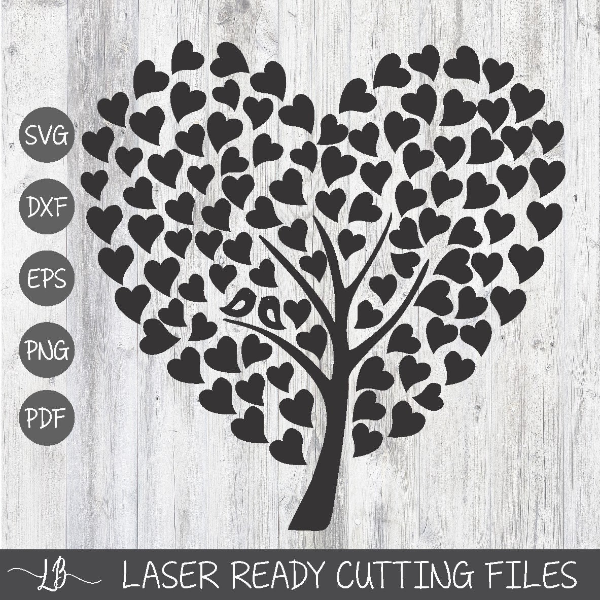 Wedding Guest Tree Design 1 Digital Cutting File - Etsy