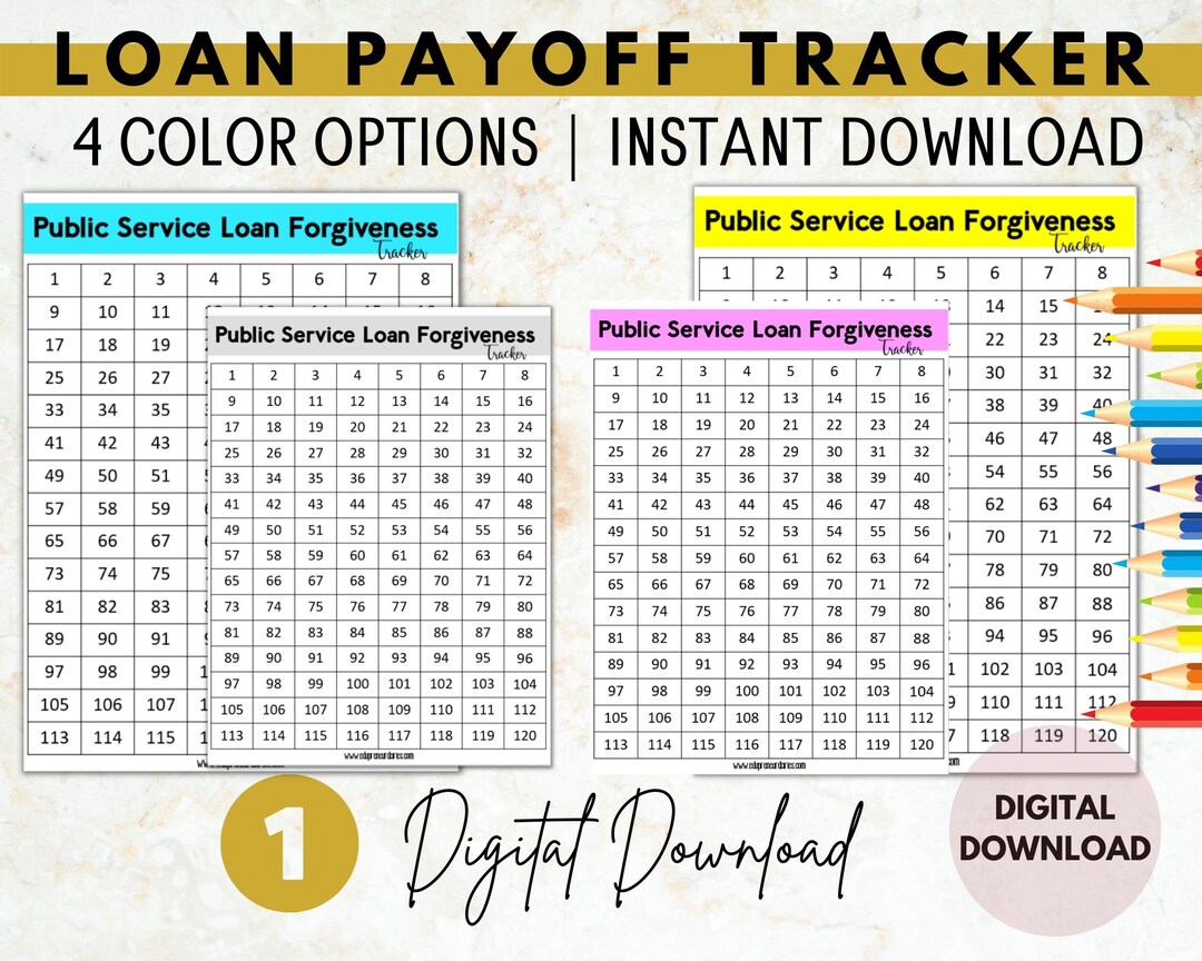 Public Service Loan Forgiveness Tracker | Student Loan Tracker | Loan ...