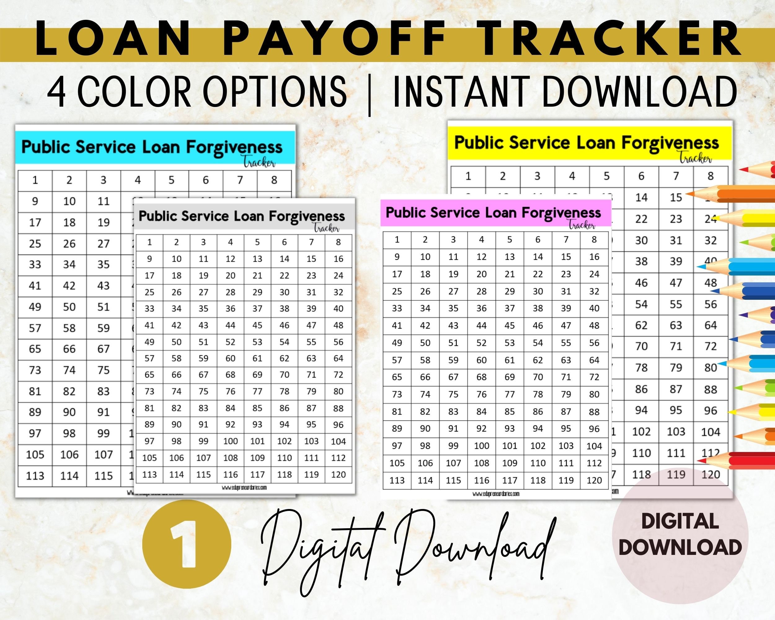 Public Service Loan Forgiveness Tracker | Student Loan Tracker | Loan ...