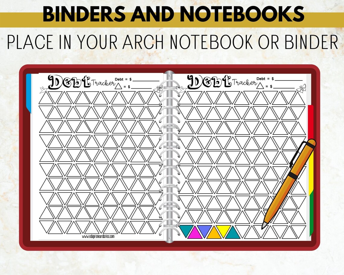 FREE | Debt Tracker Printable | Planner Insert | Visual Chart Insert ...
