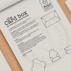 Card Box | Card Holder| Pattern Pdf | DIY | Leathercraft - Etsy