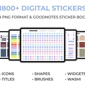 Digital Planner for Goodnotes/notability, Undated Digital Planner With ...
