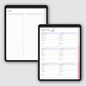 Digital Beauty Planner for Goodnotes, Notability | Hyperlinked iPad ...