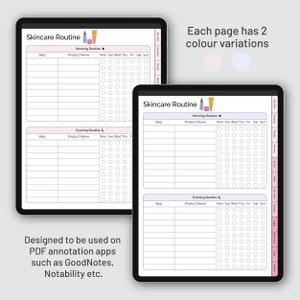 Digital Beauty Planner for Goodnotes, Notability | Hyperlinked iPad ...