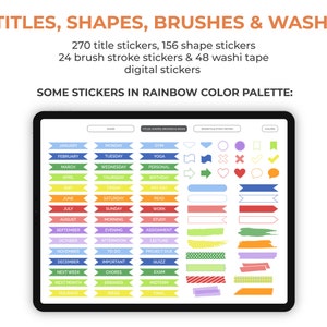 Digital Sticker Book for Goodnotes, PNG Files of Digital Stickers ...