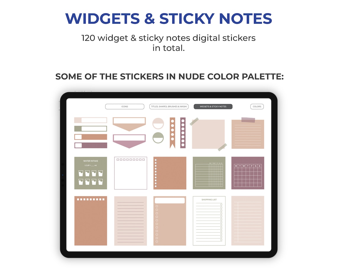 Digital Stickers for Goodnotes Digital Sticker Book Digital - Etsy