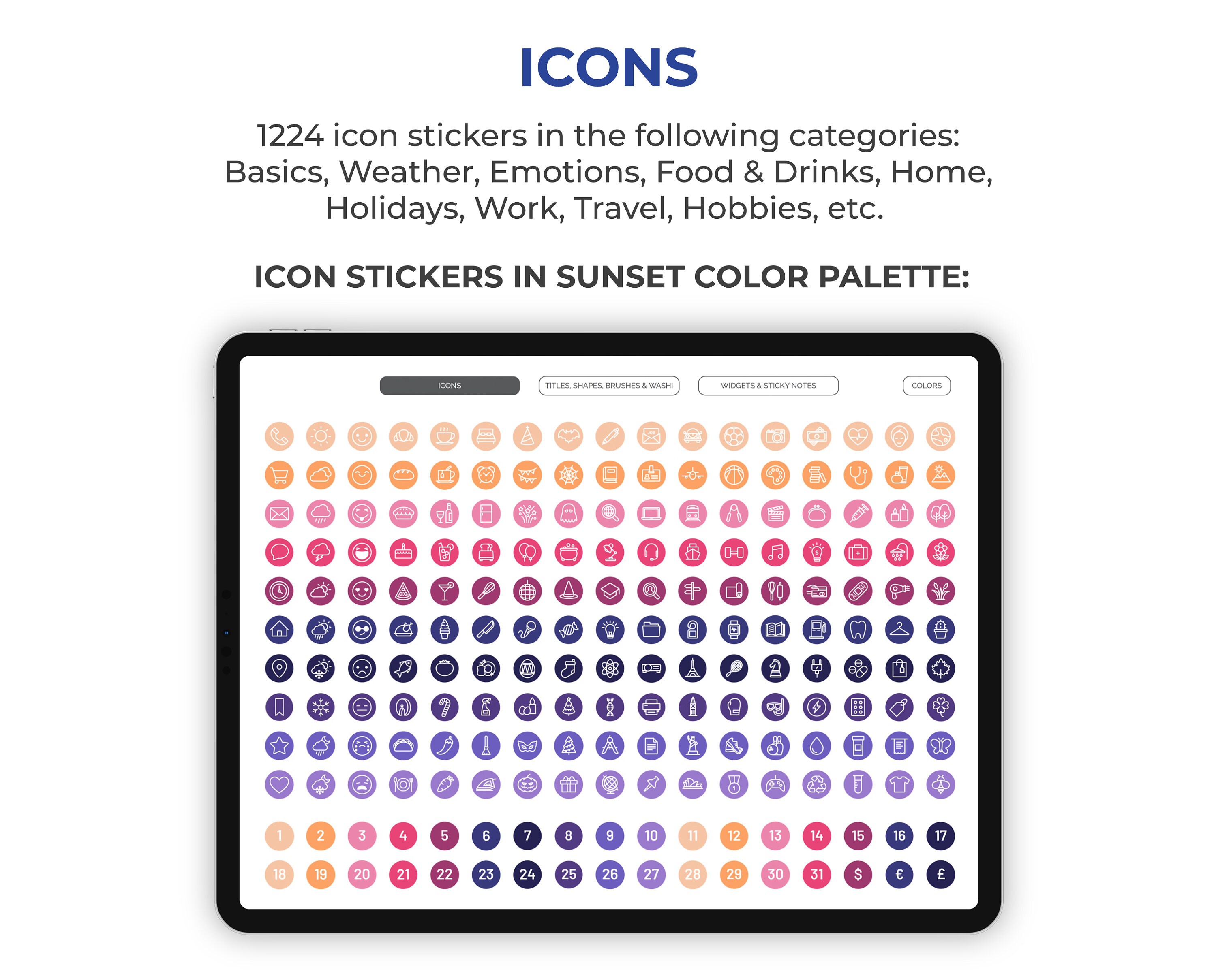 Digital Stickers for Goodnotes Digital Sticker Book Digital - Etsy