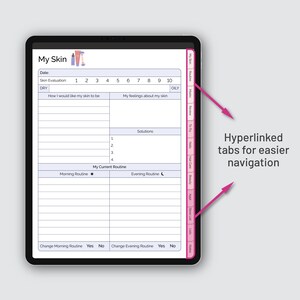 Digital Beauty Planner for Goodnotes, Notability | Hyperlinked iPad ...