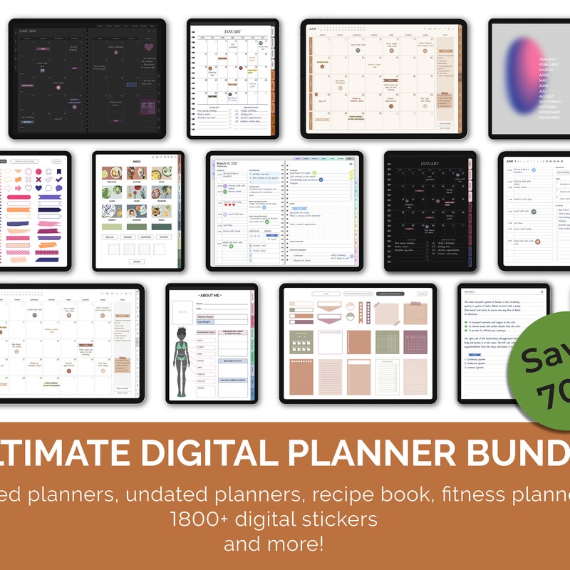 Planner Bundle - Etsy