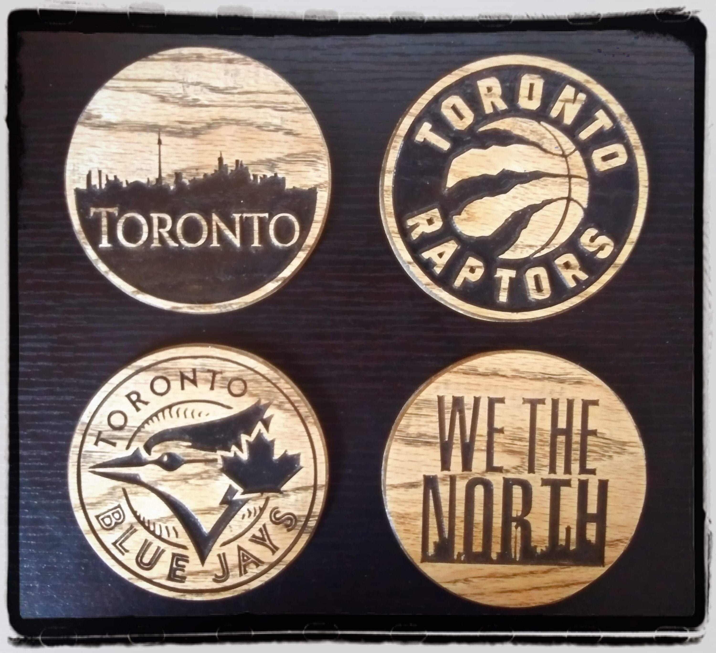 4 Pack Toronto Coasters - Etsy