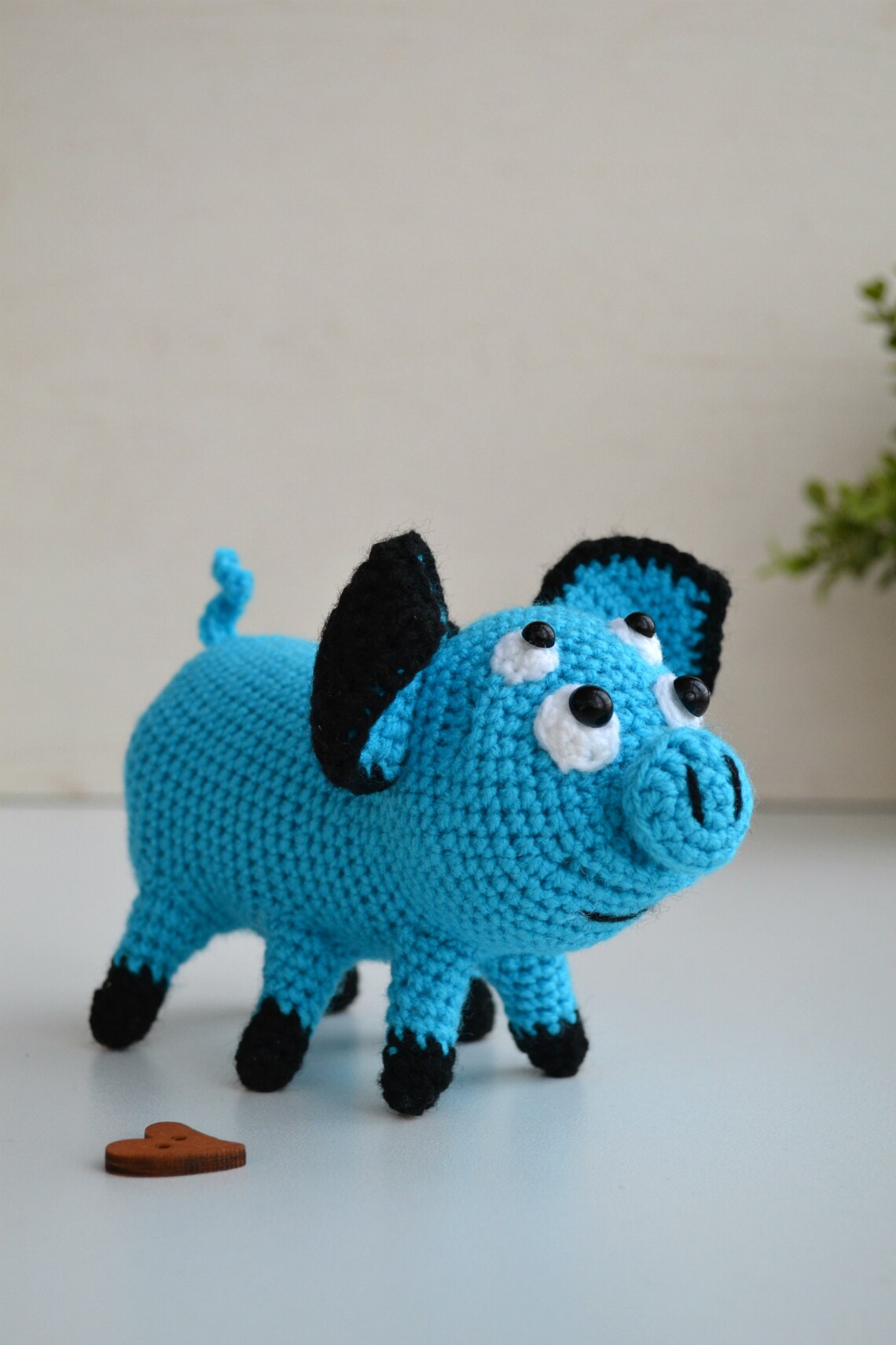 Mandu piggy crocheted toy Kipo and the Age of Wonderbeasts | Etsy