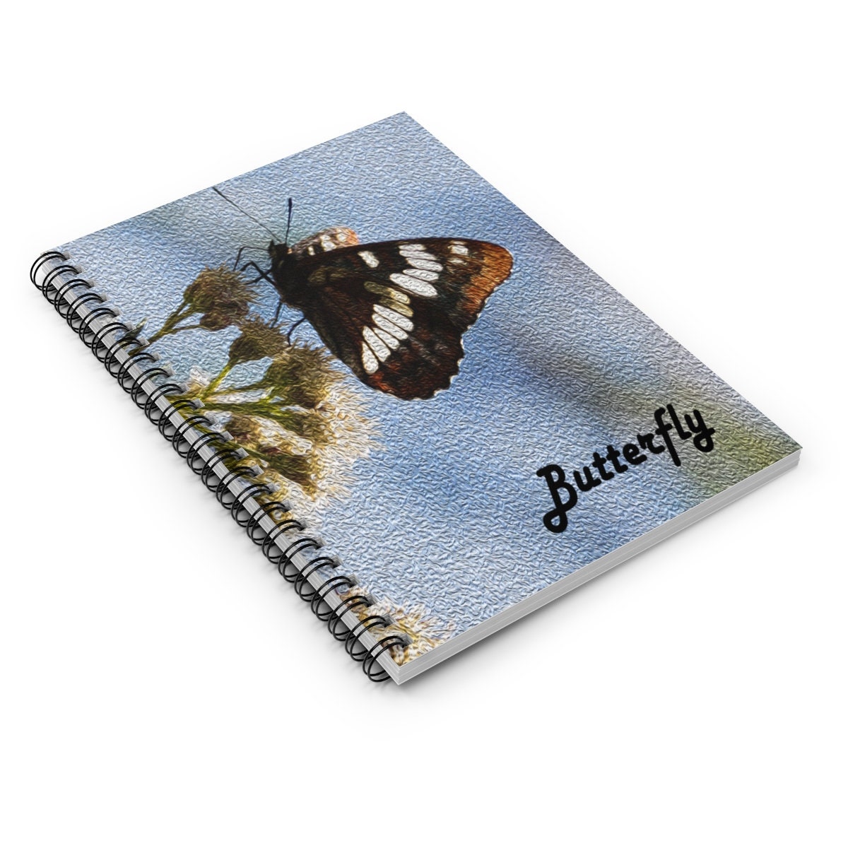 Butterfly Spiral Notebook Ruled Line butterfly, monarch, nature - Etsy UK