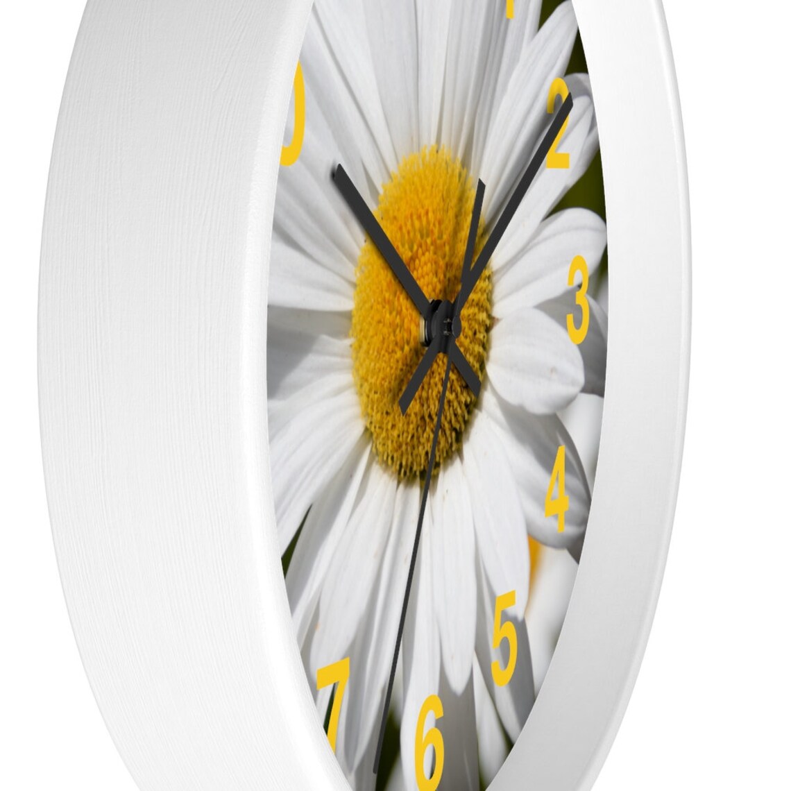 Daisy Wall Clock Unique Gift for Nature Lovers, Flower Lovers, Home ...