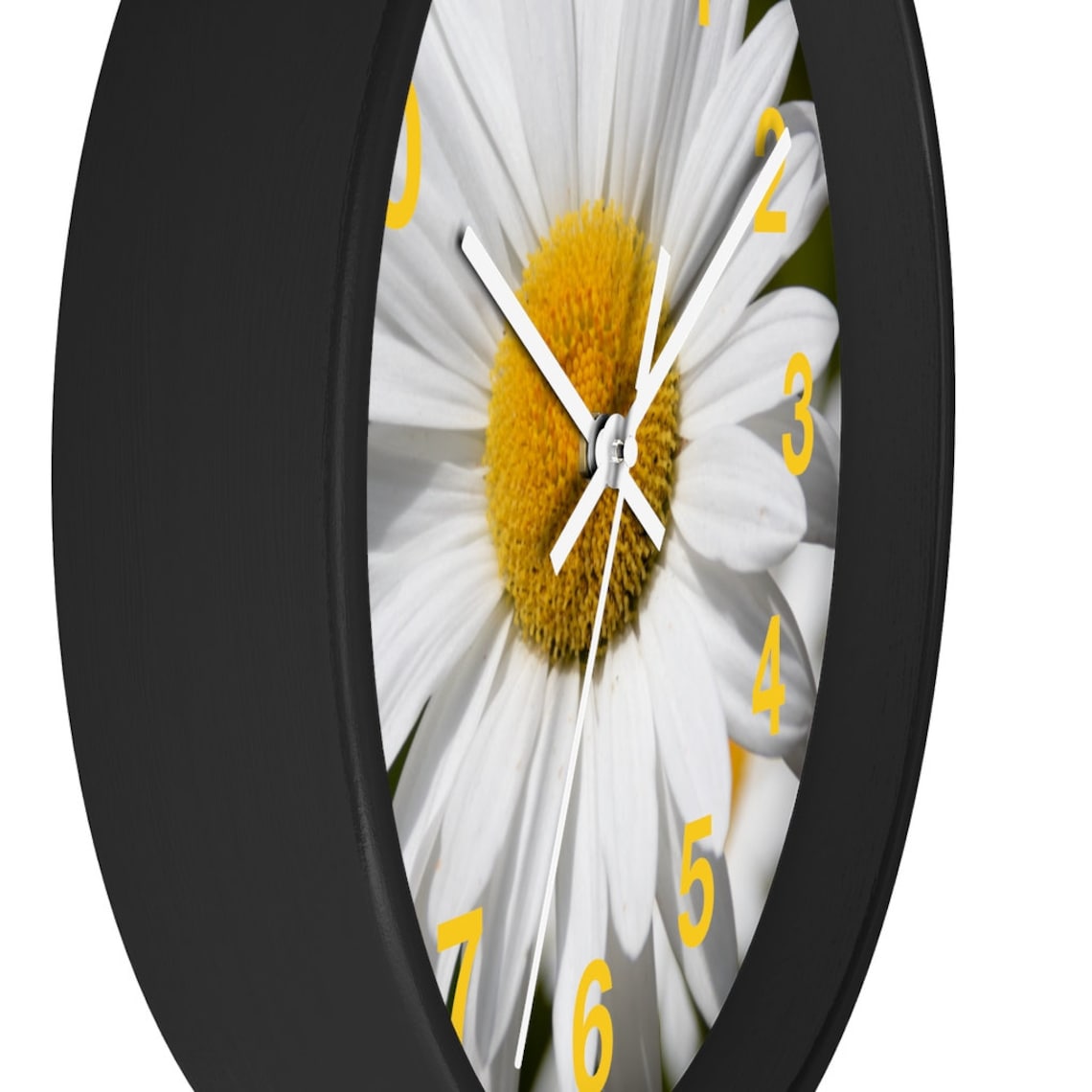 Daisy Wall Clock Unique Gift for Nature Lovers, Flower Lovers, Home ...