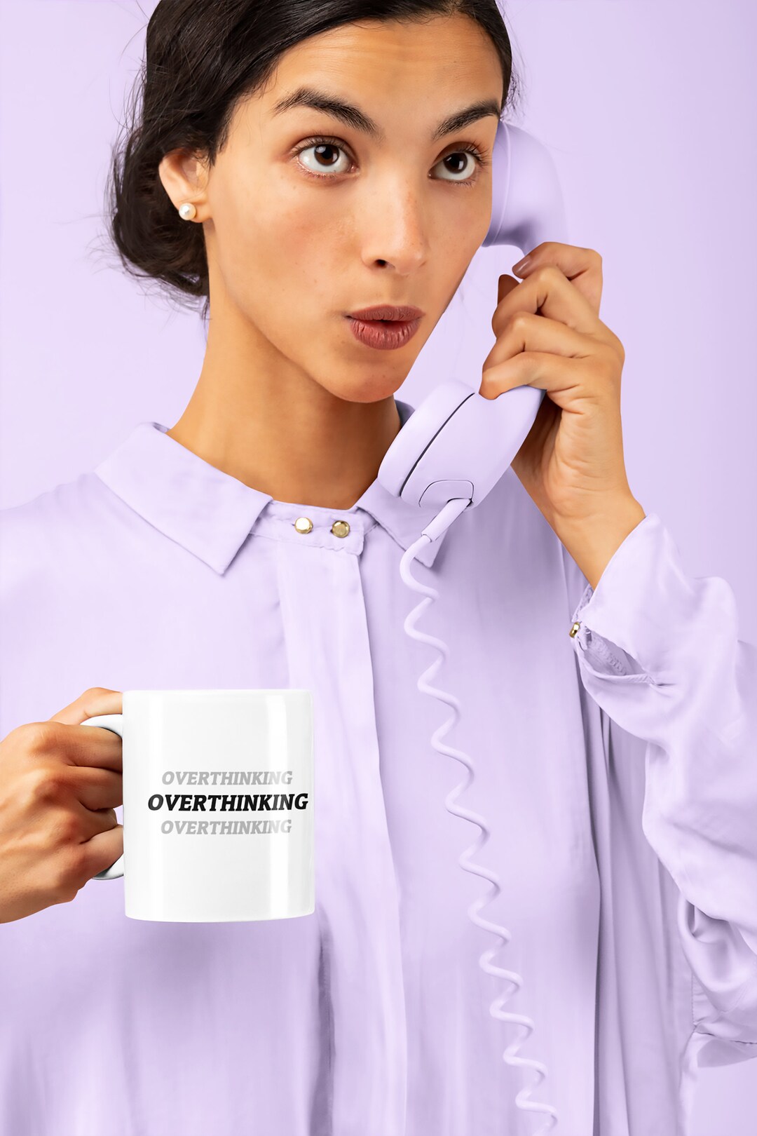 Overthinking...mug 11oz - Etsy