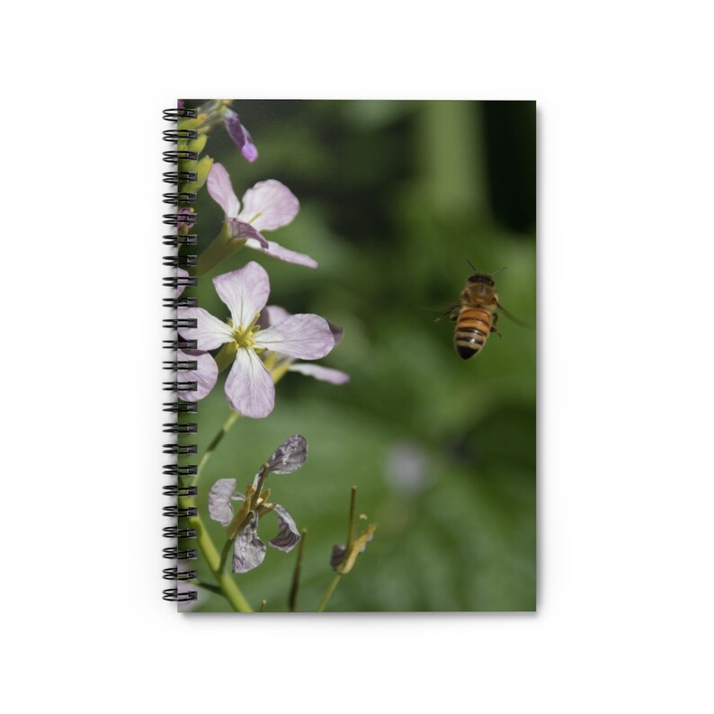 Sweet Bee Spiral Notebook - Ruled Line - Etsy