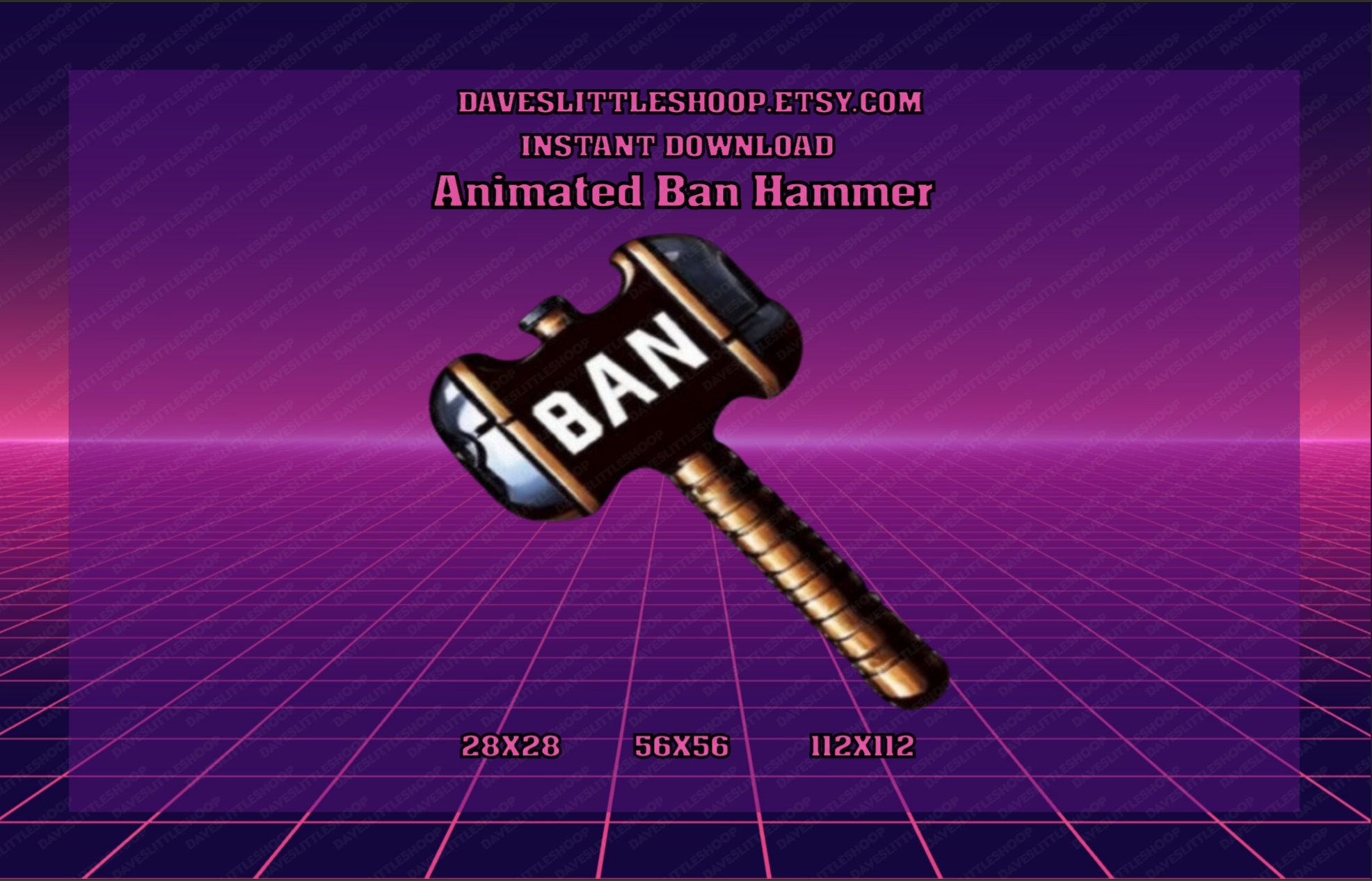 ANIMATED Ban Hammer | Discord Emote | Youtube Emote | Twitch Emote ...