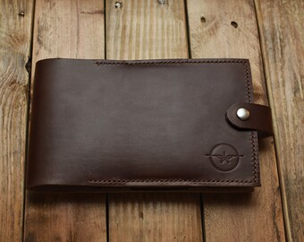 Leather Pilot Log Cover - Etsy