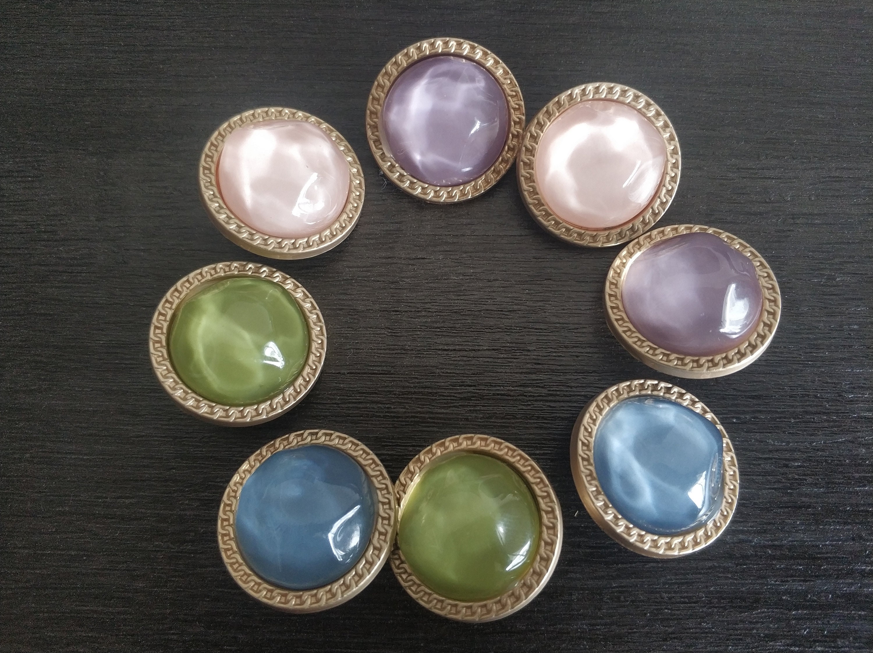 Buttons 2 pcs 25MM Jelly button Charm buttonHigh grade | Etsy