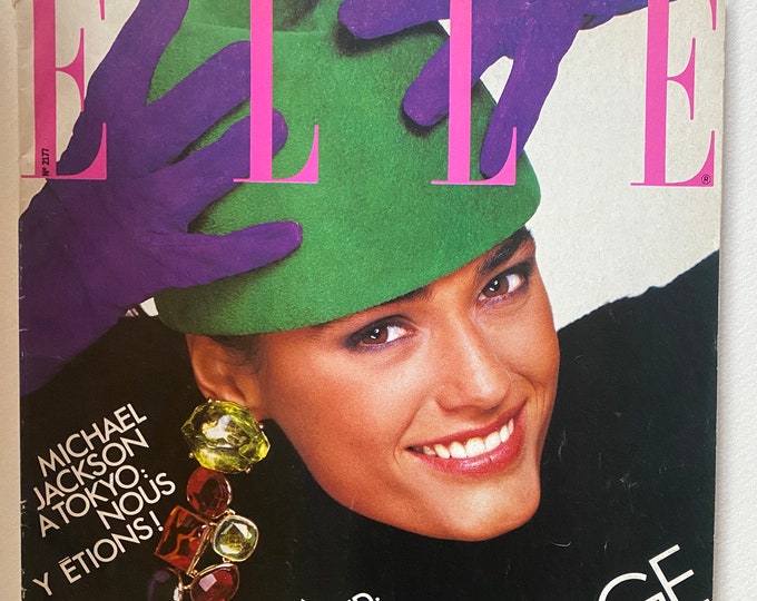 ELLE FRANCE September 28 1987 / Yasmin Le Bon by Bill King / Witches of ...