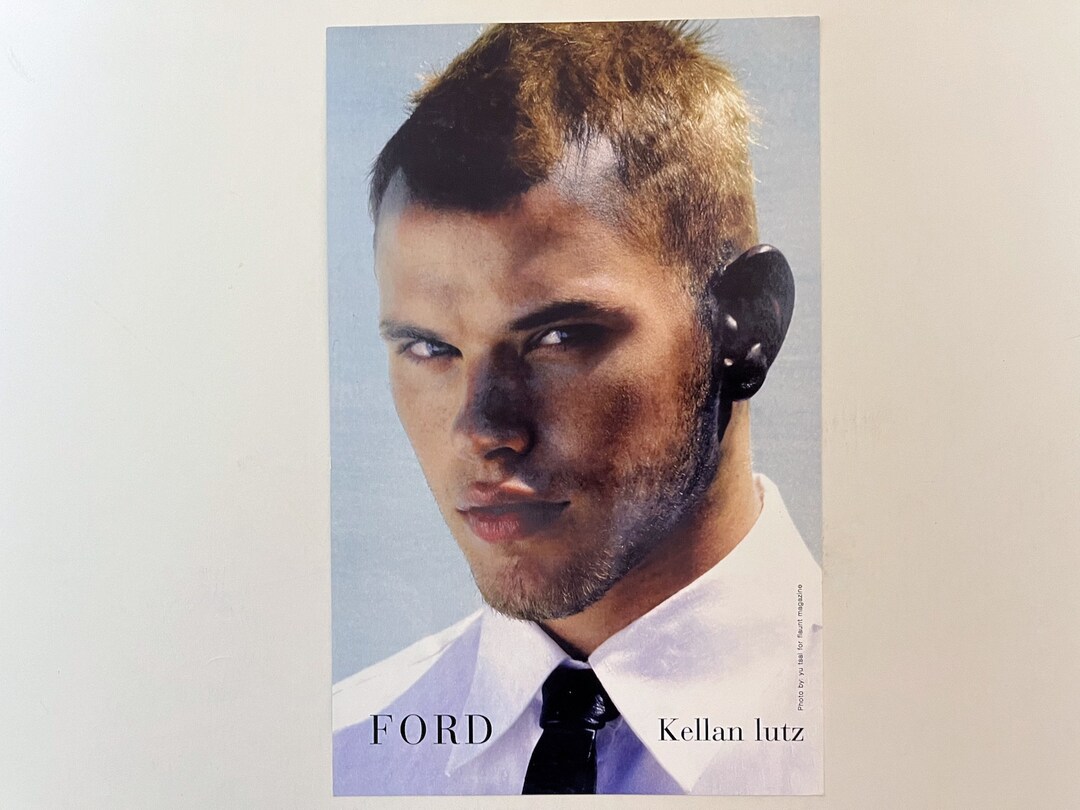 Original KELLAN LUTZ Fashion Model Card / Ford Models Los Angeles - Etsy