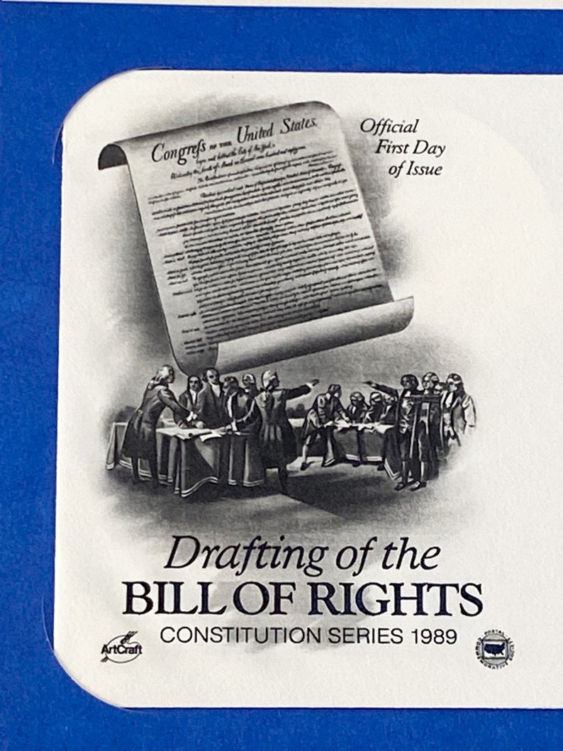 Drafting the BILL OF RIGHTS Constitution Series 1989 / First - Etsy