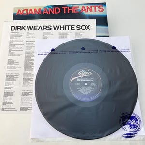 Adam and the Ants – Dirk Wears White Sox / 1983 Pitman Pressing Vinyl ...