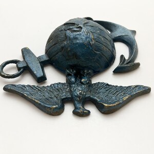 Heavy Cast Brass WWII USMC EGA Wall Ornament / Painted - Etsy