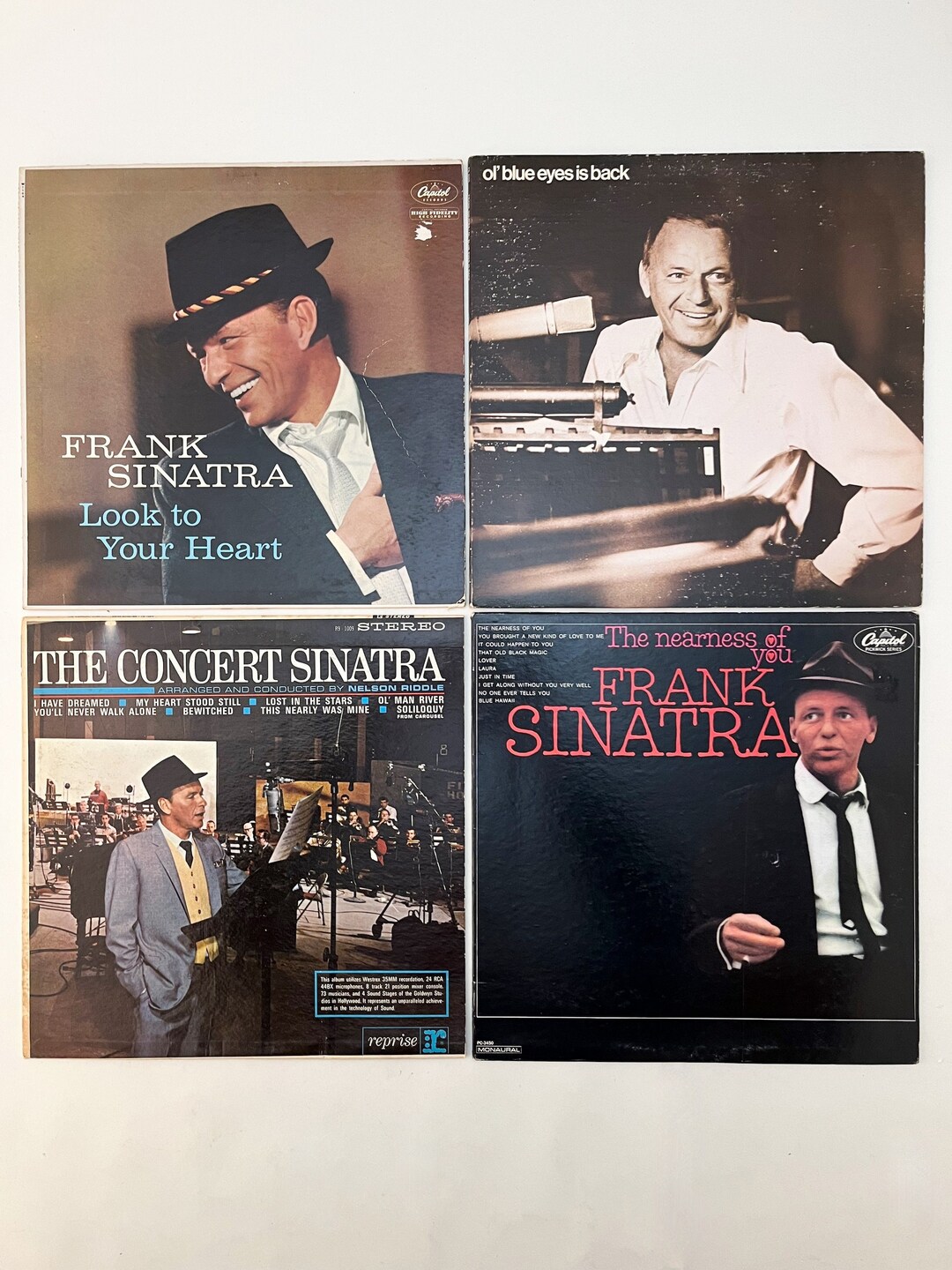 Frank Sinatra Albums / Look to Your Heart / Ol' Blue Eyes is Back / the ...