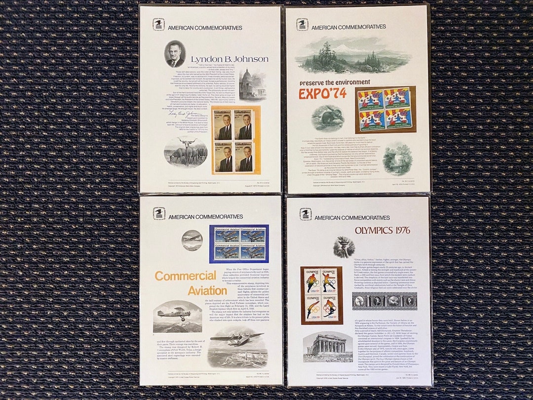 American Commemorative Panel Series / LBJ - EXPO 74 - Commercial ...