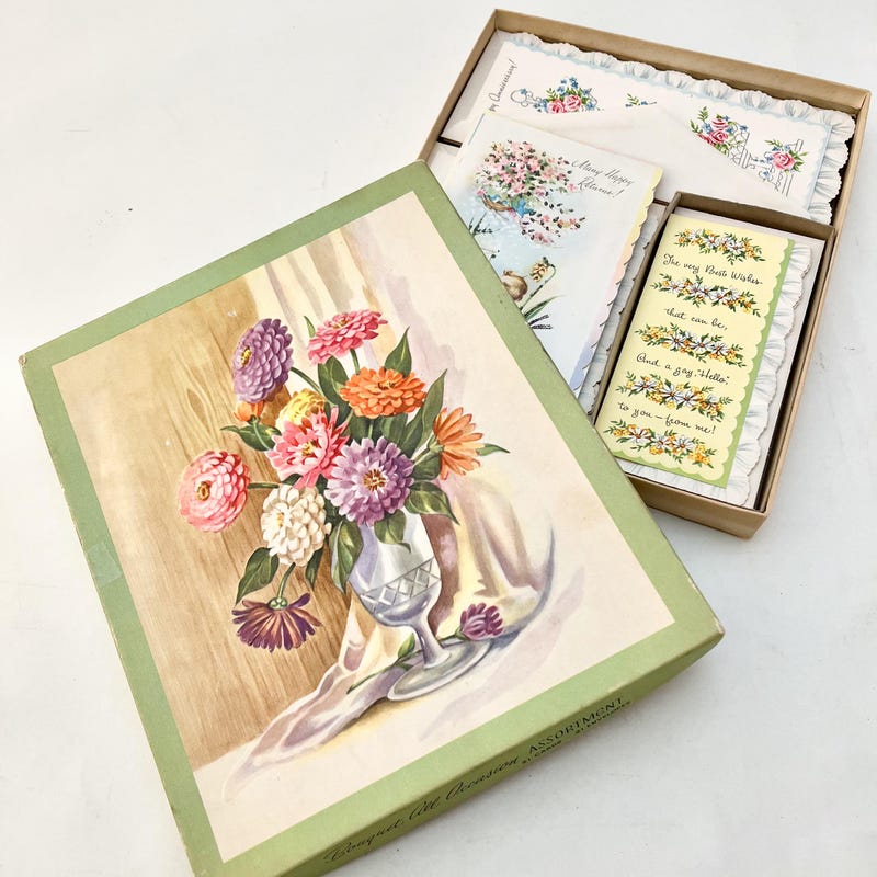 Greeting Card Box - Etsy