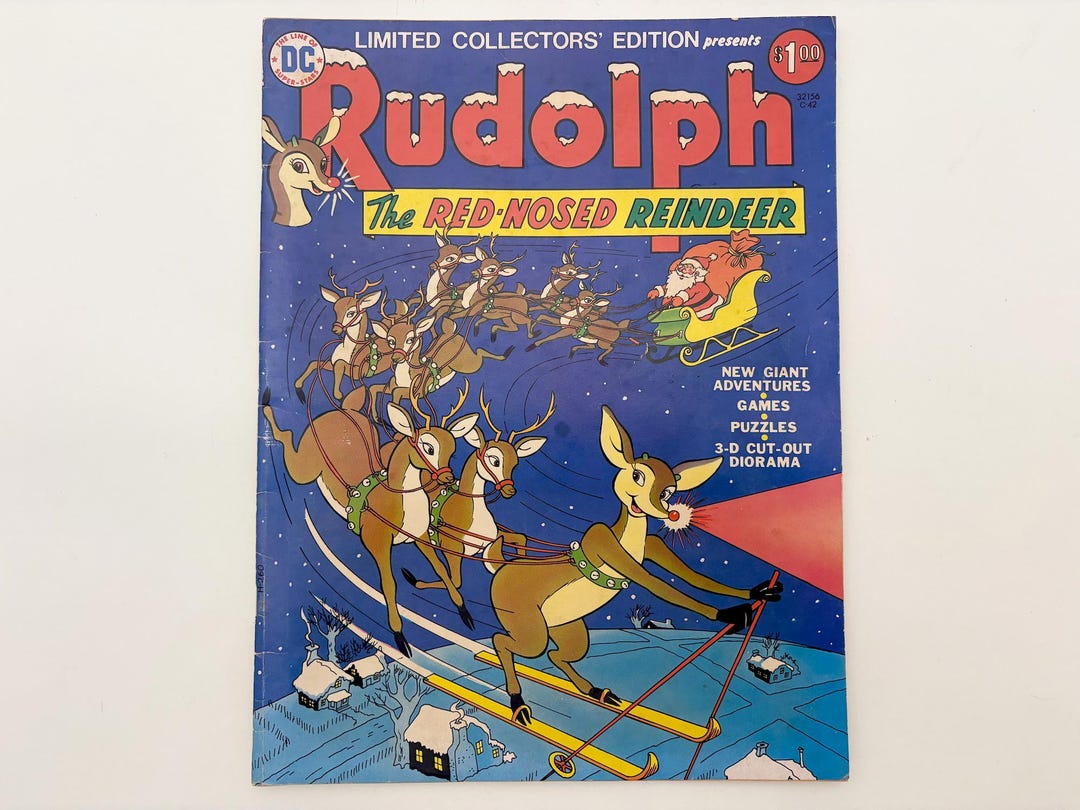 RUDOLPH the Red Nosed Reindeer 1976 DC Comics Limited Collectors ...