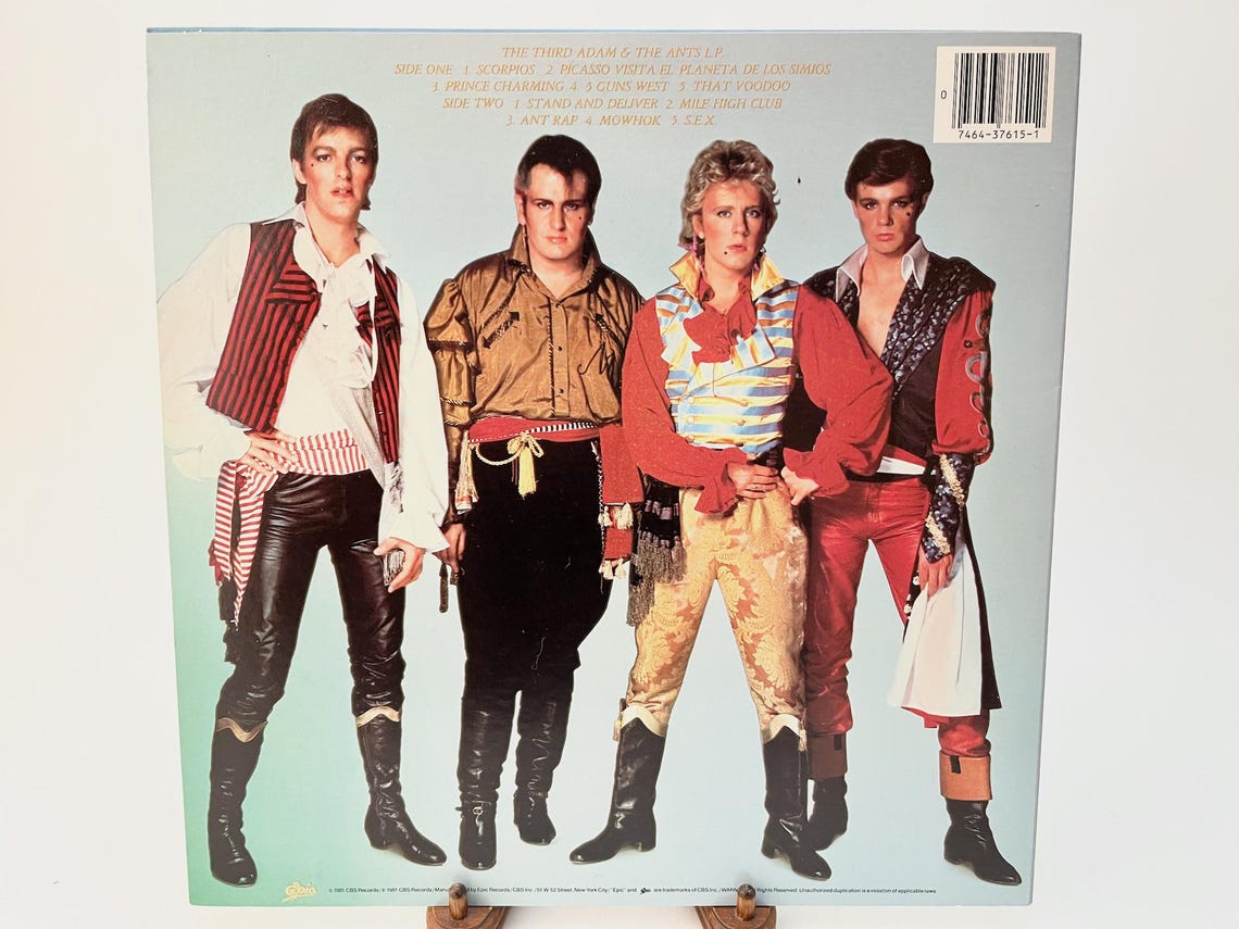 Adam and the Ants – Prince Charming / 1981 Pitman Pressing Vinyl / Epic ...