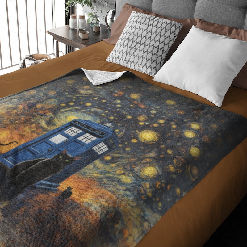 Tardis Quilt - Etsy