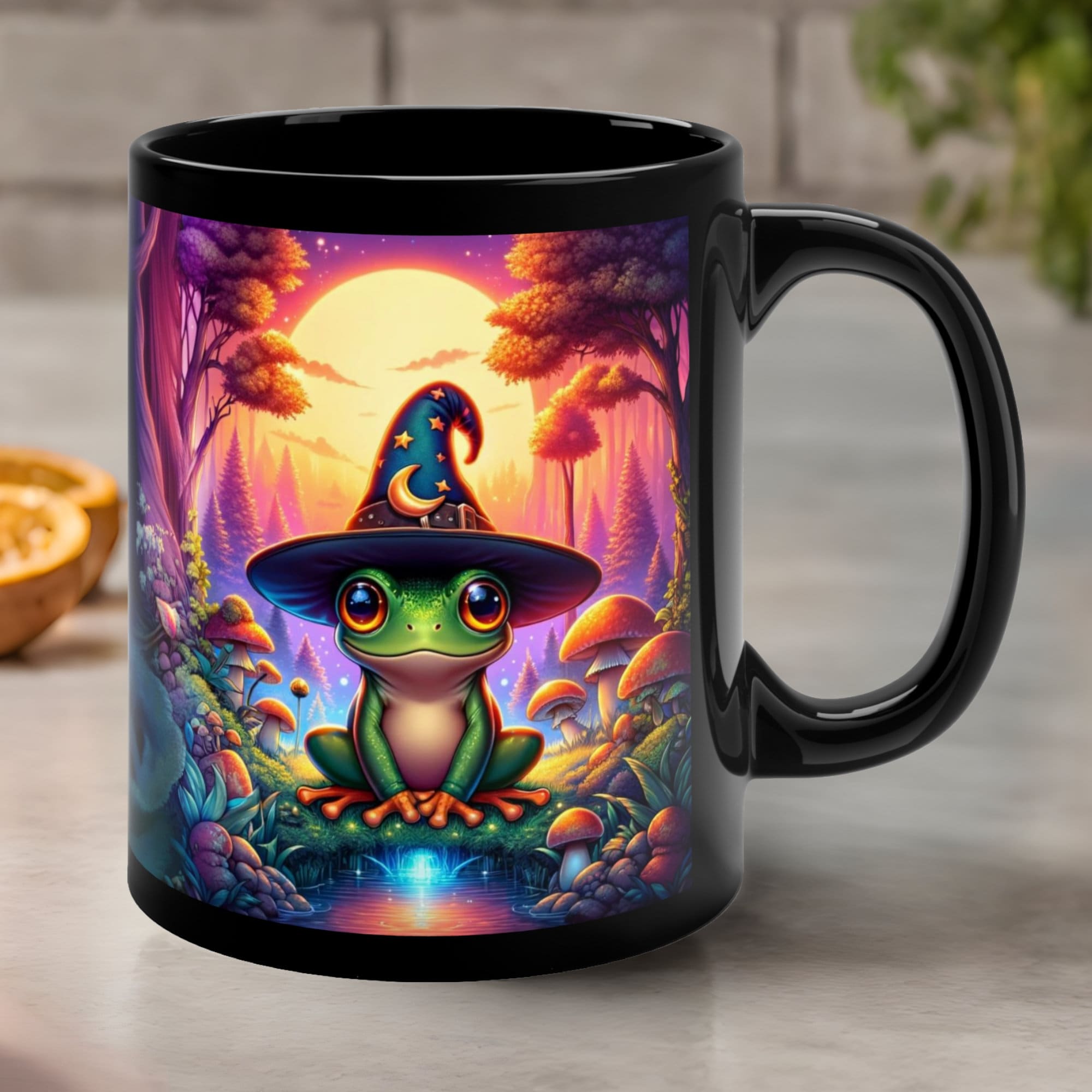 Enchanted Forest Frog Mug Mushroom Frog Cup, Kawaii Frog Things, Baby ...