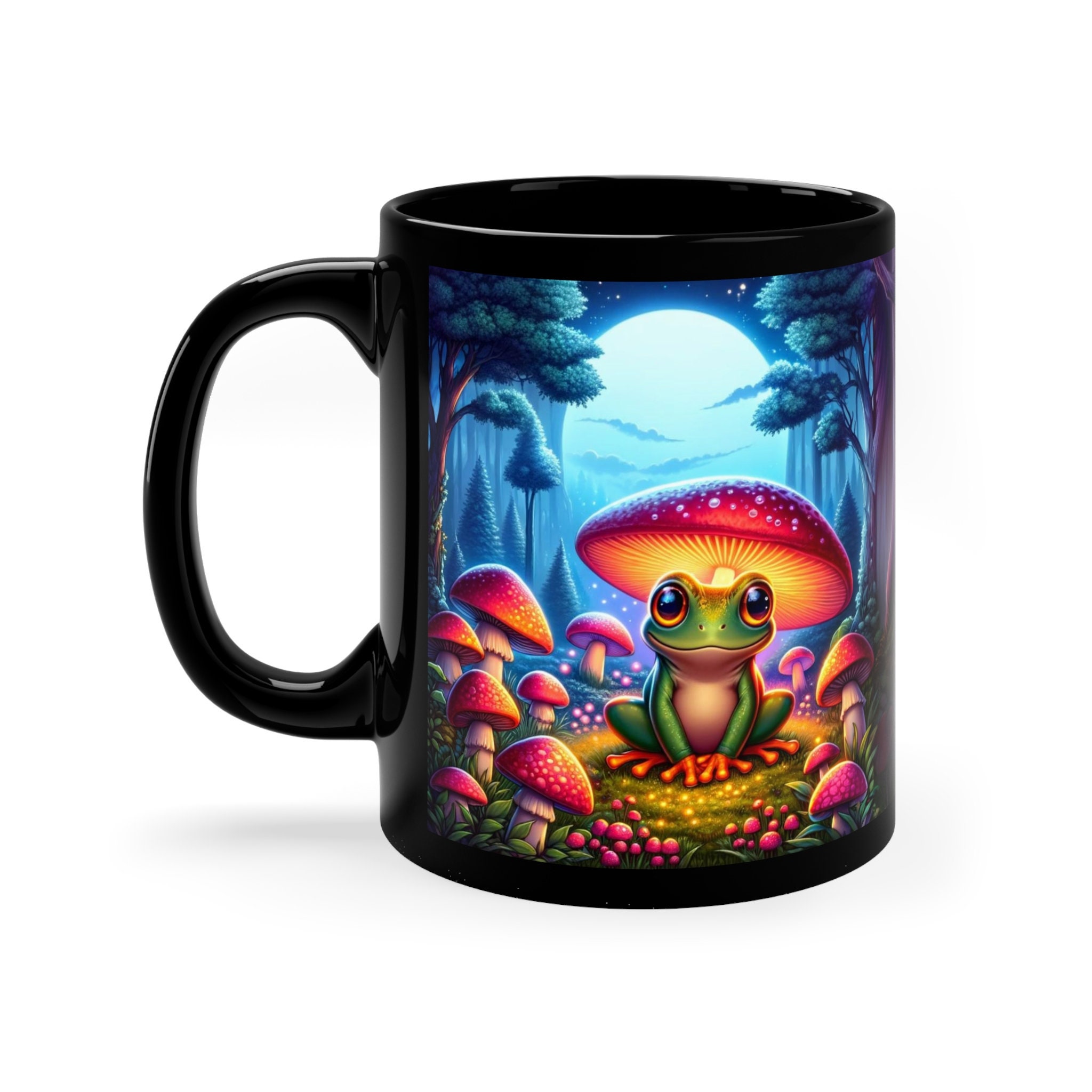Enchanted Forest Frog Mug Mushroom Frog Cup, Kawaii Frog Things, Baby ...