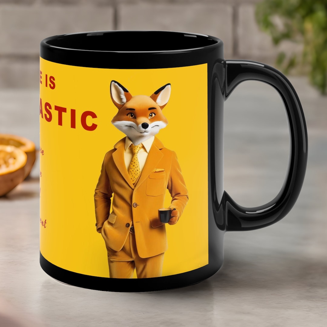 Fantastic Fox Mug - Inspired Roald Dahl Fantastic Mr Fox Coffee Mug ...