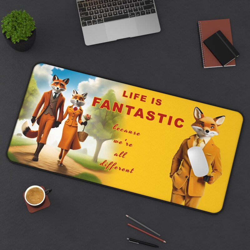 Fox Mouse Pad - Etsy