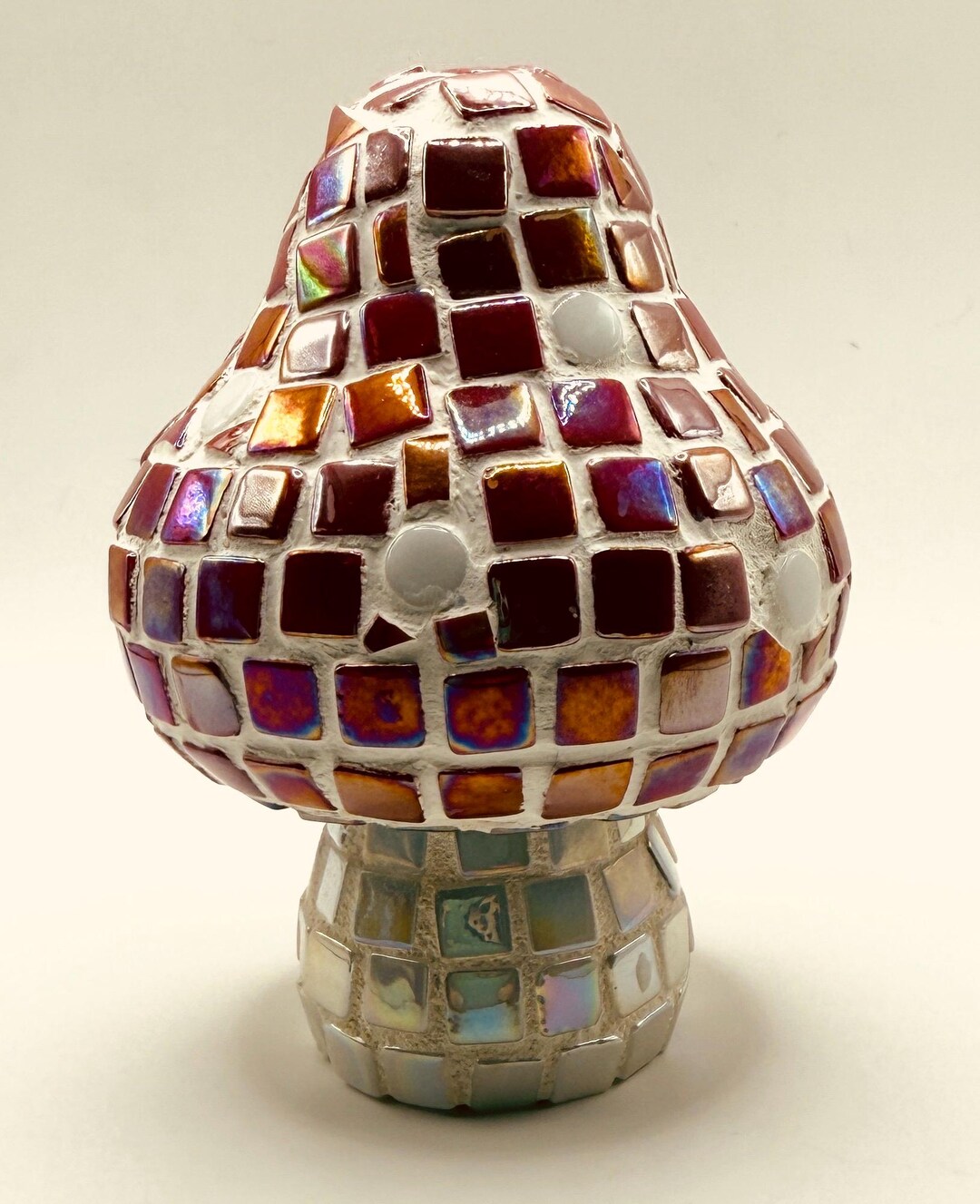 Handmade Mosaic Mushroom, Ceramic Tile Garden Decor - Etsy